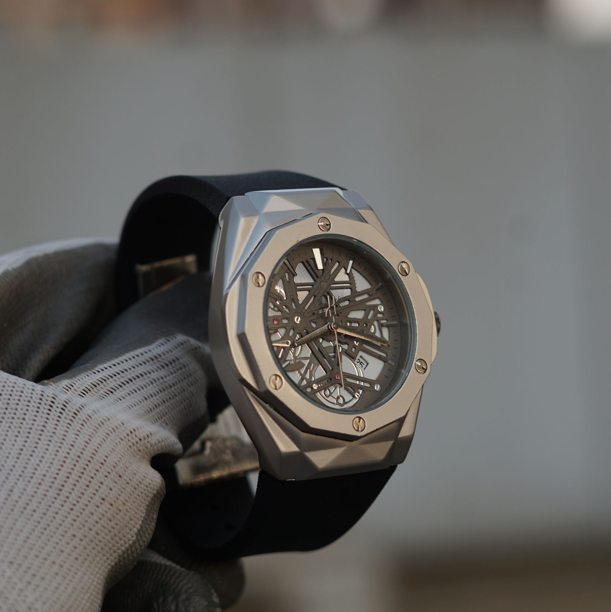 Commando Silver Dial Mens Watch